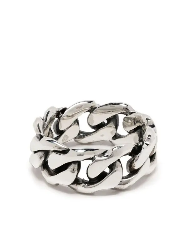Emanuele Bicocchi Chunky Chain Ring - Silver