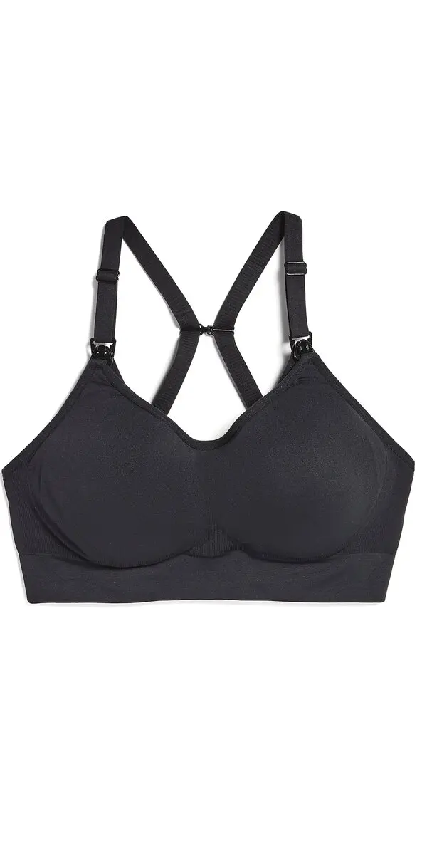 Ingrid & Isabel Cooling Nursing Pumping Bra - Black