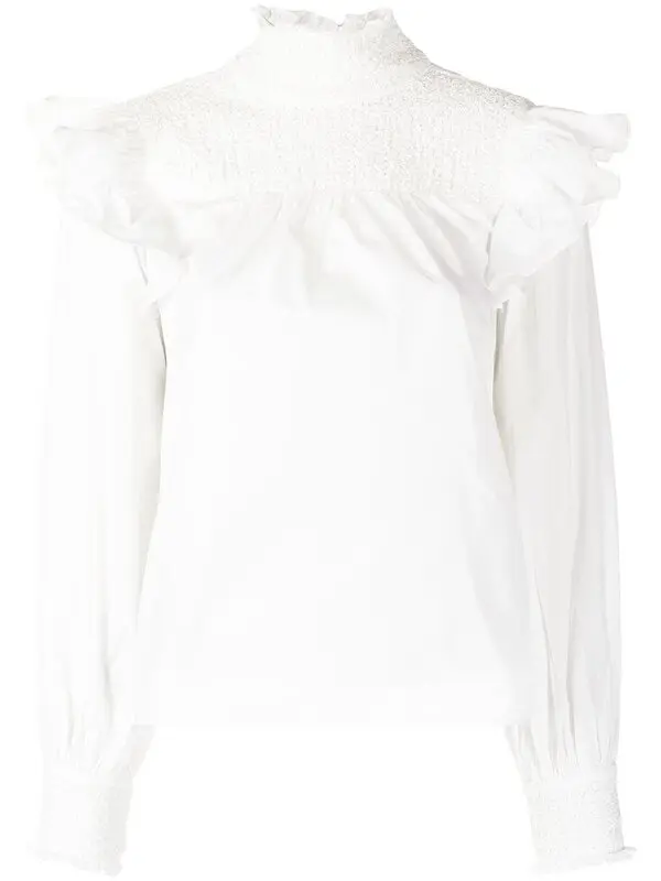 Cinq À Sept River Ruffled Blouse