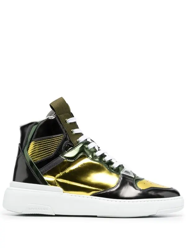 Givenchy Wing High-Top Sneakers In Yellow - 35% Off  display picture 1