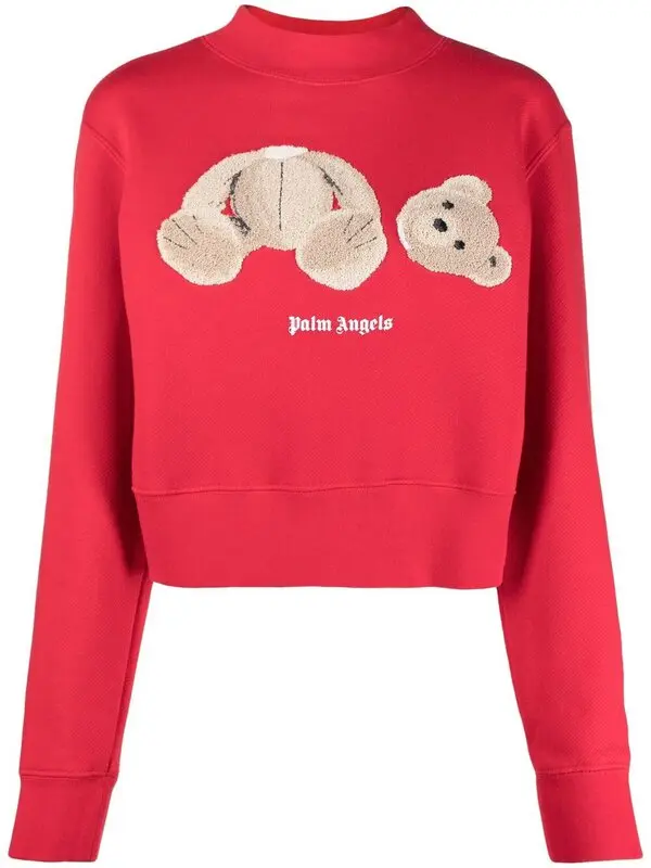 Palm Angels Bear-motif Sweatshirt