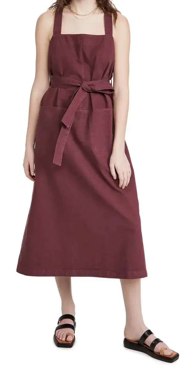 strapless open back dress Rachel Comey Clement Dress in Pink