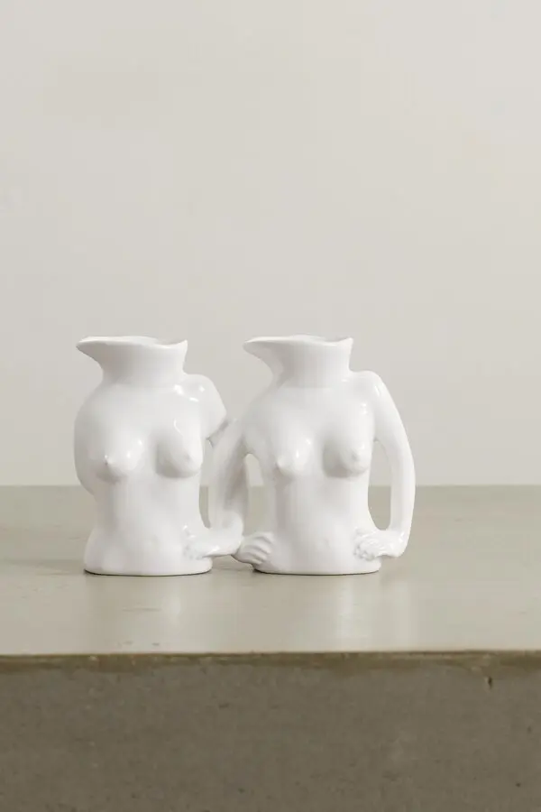Anissa Kermiche International Day Titty Committee Set Of Two Mini