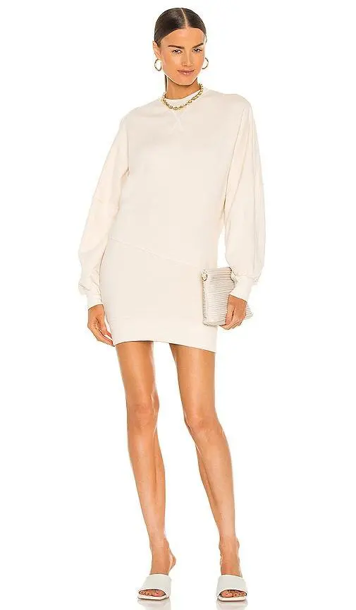 white christmas dresses Michael Costello x REVOLVE Cream Sleeveless Ribbed Knit Maxi Dress main image 1