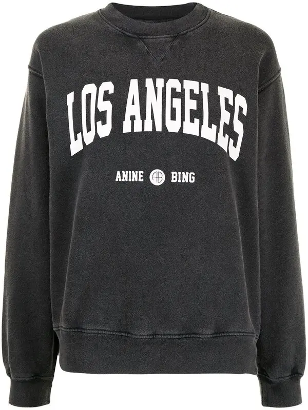 ANINE BING Ramona University Los Angeles Sweatshirt - Grey