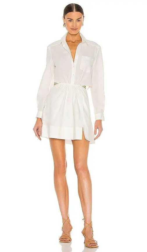 michael kors denim dresses by Michael Dress With Shirred Waist – Phoenix Style Weekend Max Mara | 34bust Color:ORB278-Blue 65% cotton/34% polyester/1% elastane