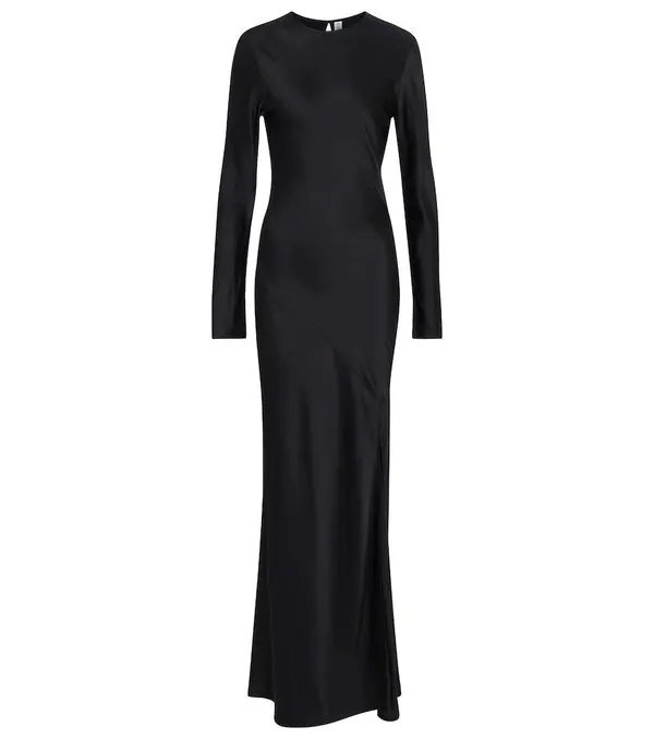 sir soleil long sleeve dress Sir The Label Soleil Longsleeve Dress In Black Size 1