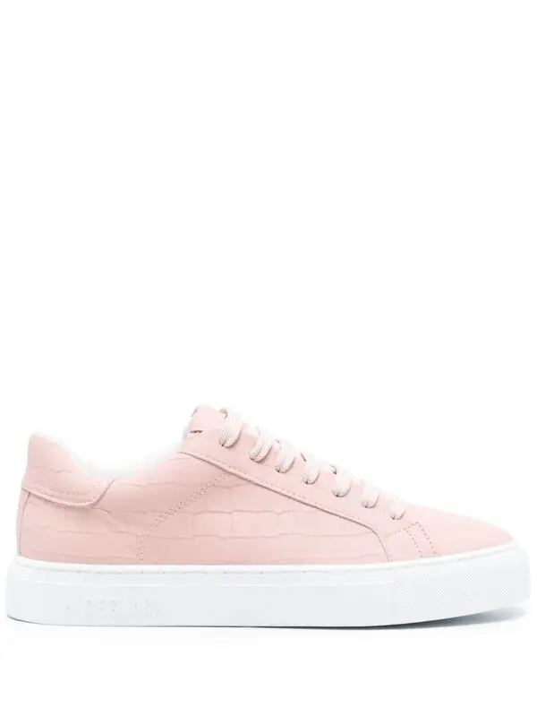 HIDE&JACK Essence Tuscany Crocodile-effect Sneakers - Pink