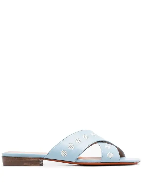 Santoni Crossover Straps Sandals