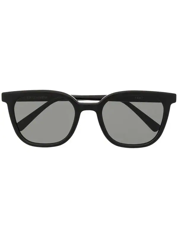GENTLE MONSTER TOMY サングラス ブラック Gentle Monster Tomy 01 Square-Frame Sunglasses - Black | Editorialist