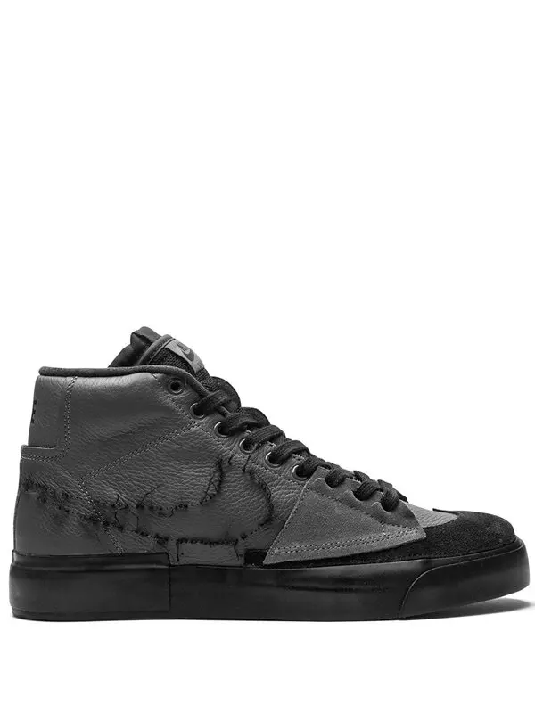Nike Zoom Blazer Mid Edge Sneakers Black Editorialist