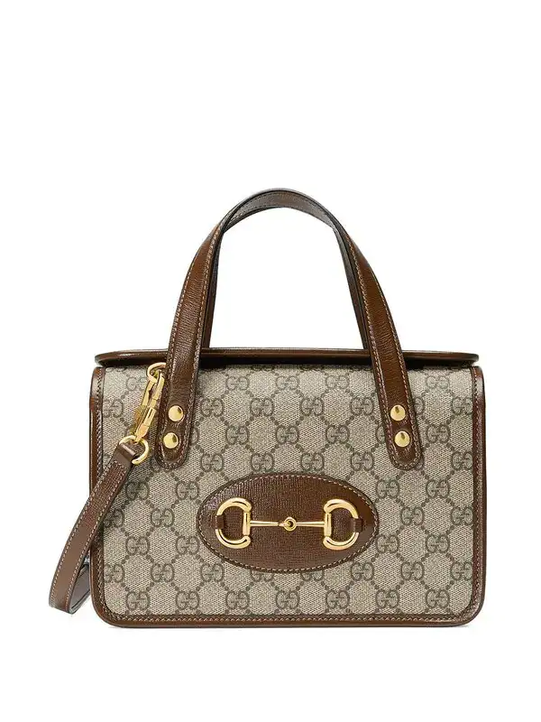 Gucci Horsebit 1955 Mini Tote Bag Neutrals Editorialist