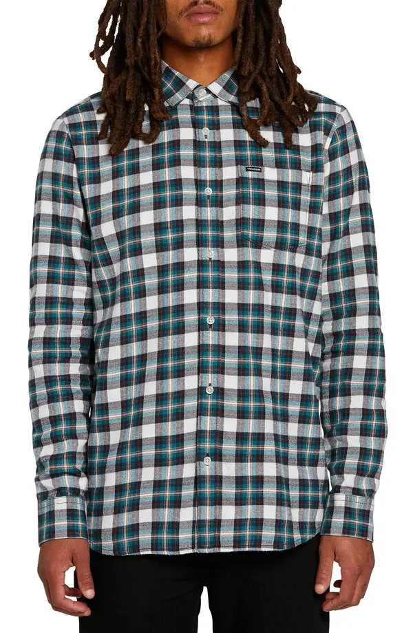 Volcom Repeater Plaid Flannel Button-Up Shirt In Multi - 40% Off ...