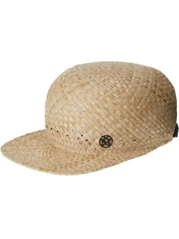 Maison Michel Shariff Raffia Cap In Neutrals - 30% Off  display picture 1