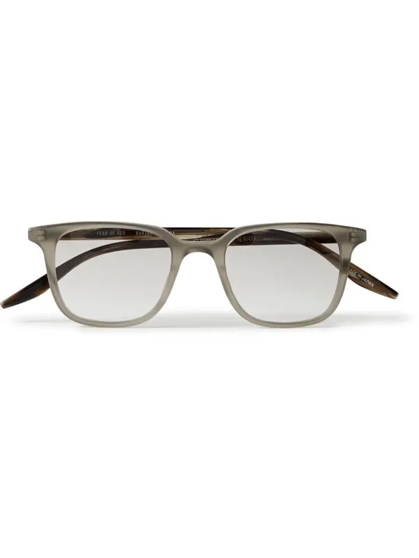 Fear Of God Barton Perreira Square-Frame Acetate Sunglasses - Gray