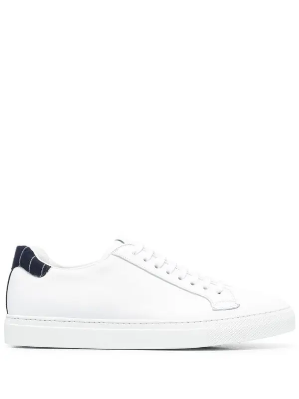 SCAROSSO Pinstripe Counter Sneakers