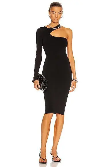 helmut lang asymmetrical jersey dress Helmut Lang Asymmetrical Hem Jersey Camisole Dress