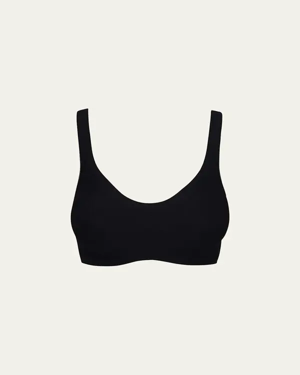 Commando Butter Soft-support Bralette - Black
