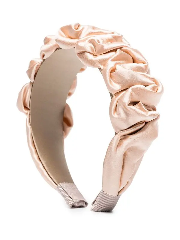 Jennifer Behr Amelia Silk Headband In Pink - 50% Off  display picture 3