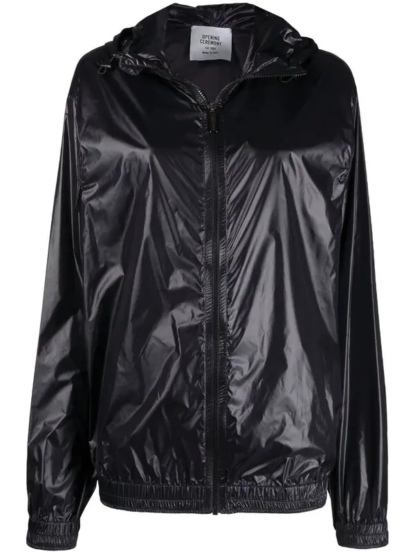 Opening Ceremony Warped Logo Hooded Jacket