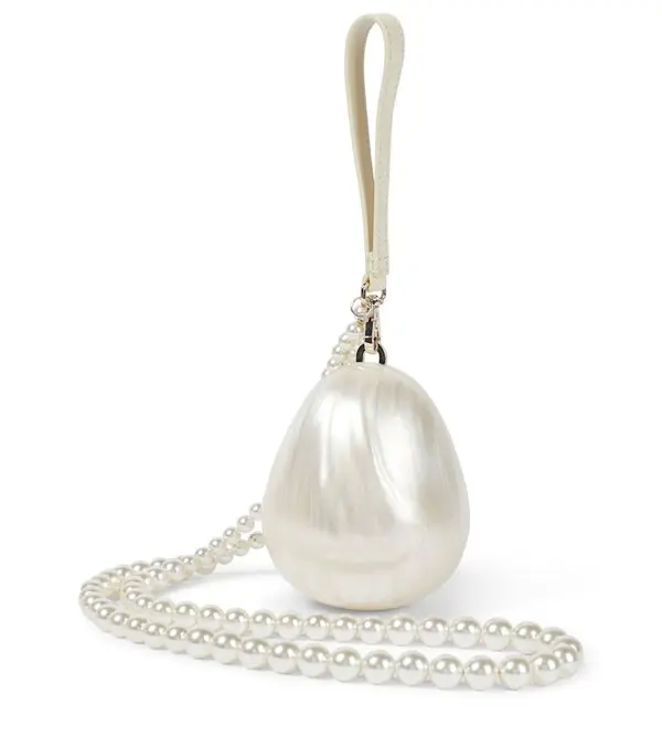 Simone Rocha Egg Embellished Clutch
