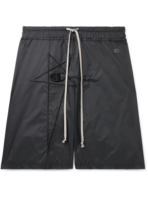 rick owens champion shorts