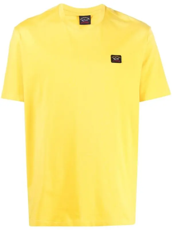 Paul & Shark Logo Patch T-shirt - Yellow