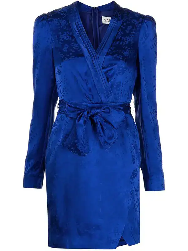 cobalt blue silk dress Avery Silk Maxi Dress in Cobalt Blue main image 1