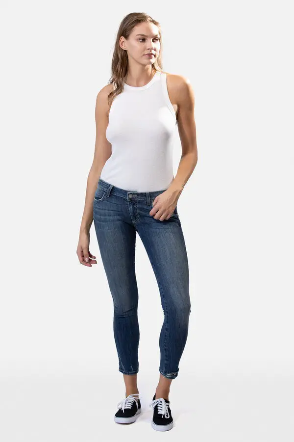 SIWY Hannah Crashing Skinny Jeans - Red
