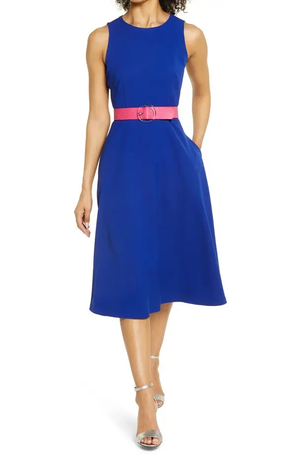 vince blue dress Vince Camuto Size 12 Navy Mother of Bride Dress main image 0