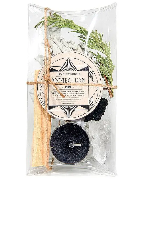J. SOUTHERN STUDIO Protection Ritual Kit Mini In Green
