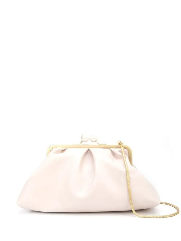 Zac Posen Lacey Soft Frame Clutch In Neutrals 50% Off Editorialist