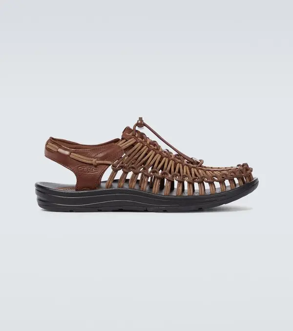 Keen Uneek Premium Leather Sandals In Brown - 30% Off  display picture 3