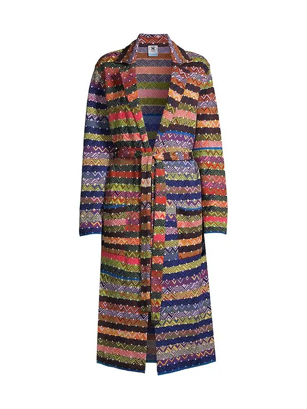 Missoni Wo Multi-patch Duster Jacket - Neutral | Editorialist