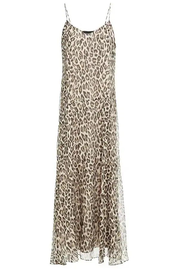theory silk georgette dress NWT $415 Theory Paisley Print Silk Georgette Maxi Dress