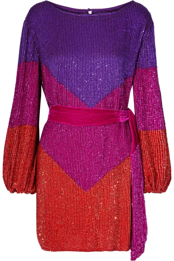 retrofete grace sequin dress Retrofete Grace Silver Sequin Dress This beautiful