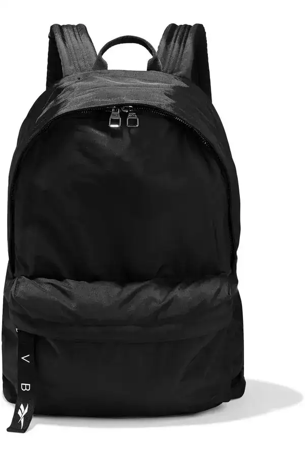Reebok X Victoria Beckham Canvas Backpack In Black 40% Off