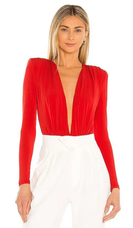 NOOKIE Dasha Bodysuit - Fiery Red