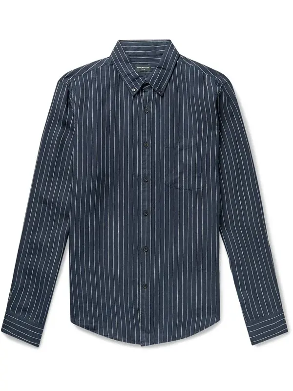club monaco dress shirt Club Monaco Long Sleeve Solid Oxford Shirt