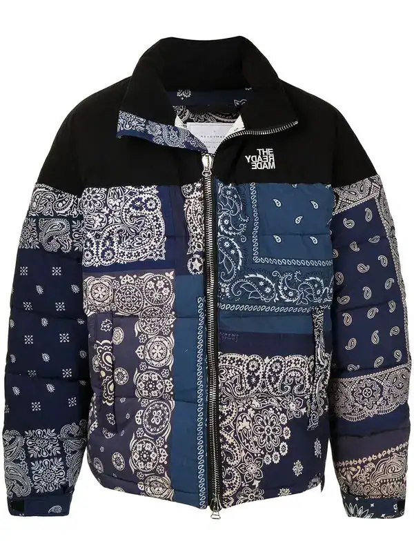READYMADE BANDANA DOWN JACKET 4 Jacket | - FARFETCH AO Print