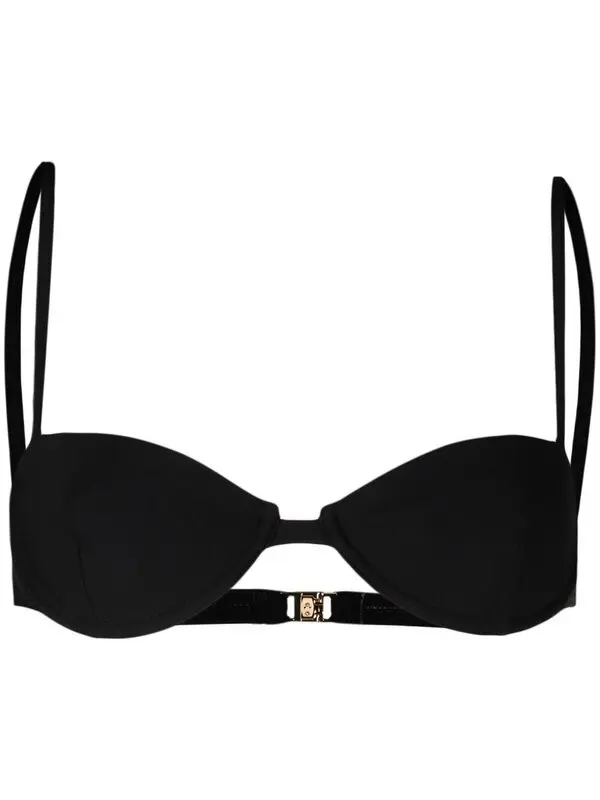 TOTÊME Strappy Bikini Top - Black