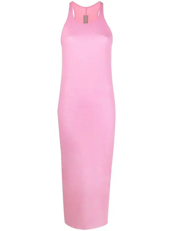 pink cotton tank dress 1970s Candi Jones Bubblegum Pink Sheer Cotton Tank Prairie Dress Size XS