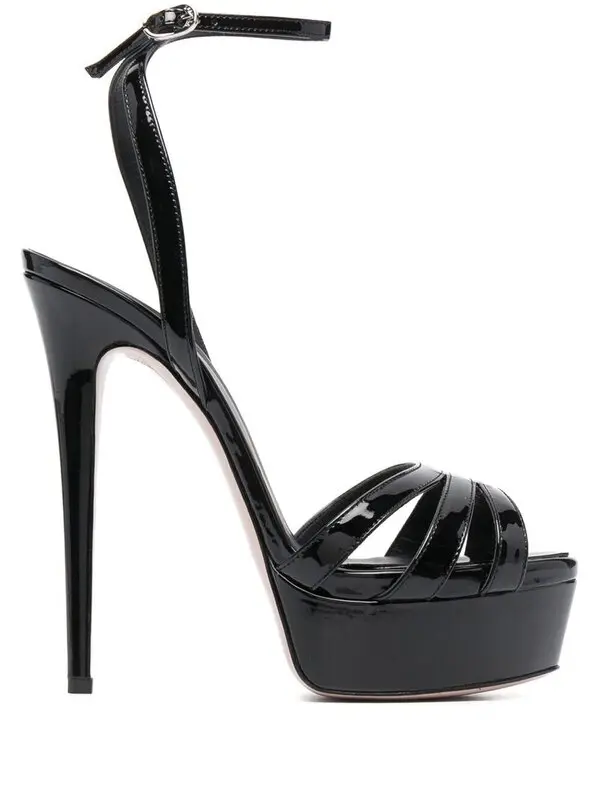 LE SILLA Lola Open-toe Sandals - Black