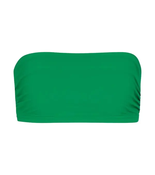 KARLA COLLETTO Basics Bandeau Bikini Top - Green