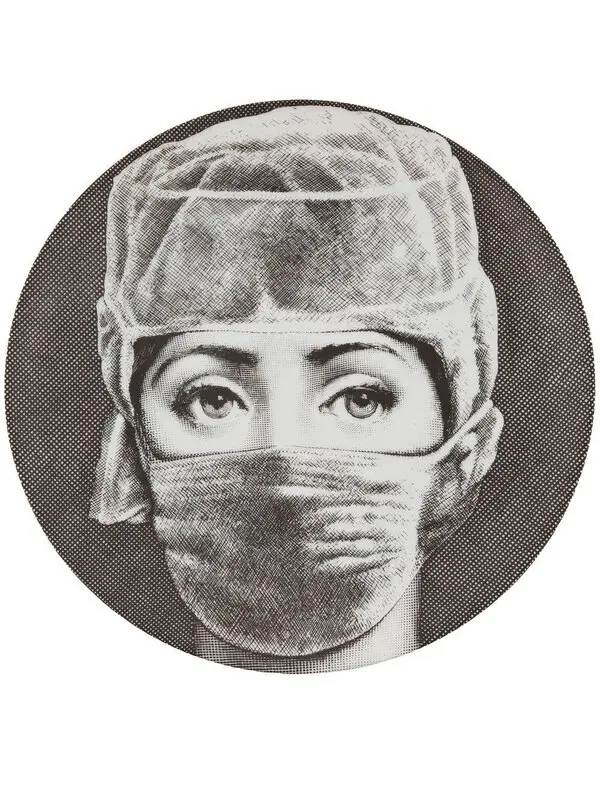 FORNASETTI Plate - Grey