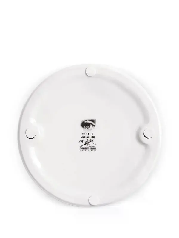 FORNASETTI Tema E Variazioni Ashtray - White