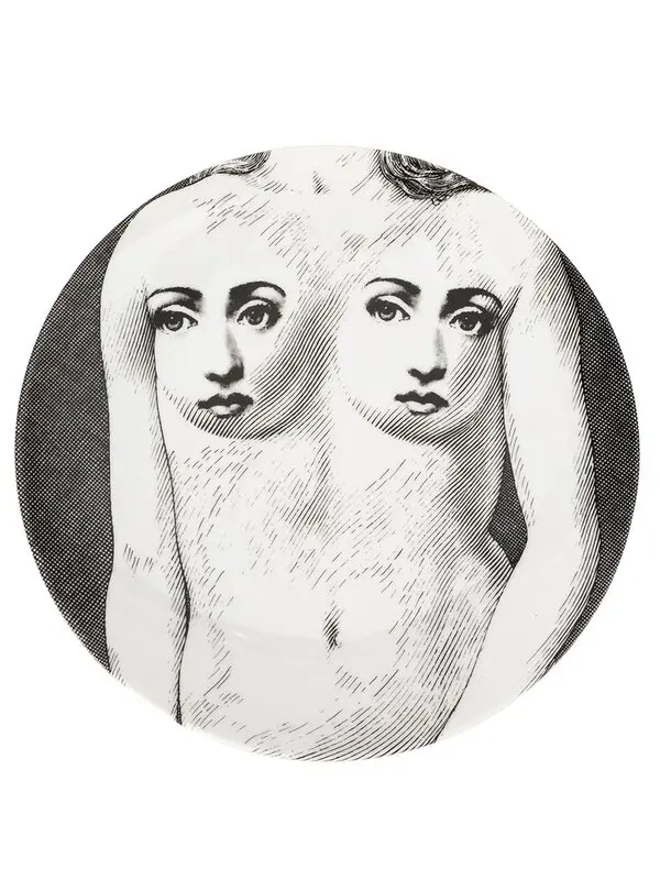 FORNASETTI Nude Faces Plate
