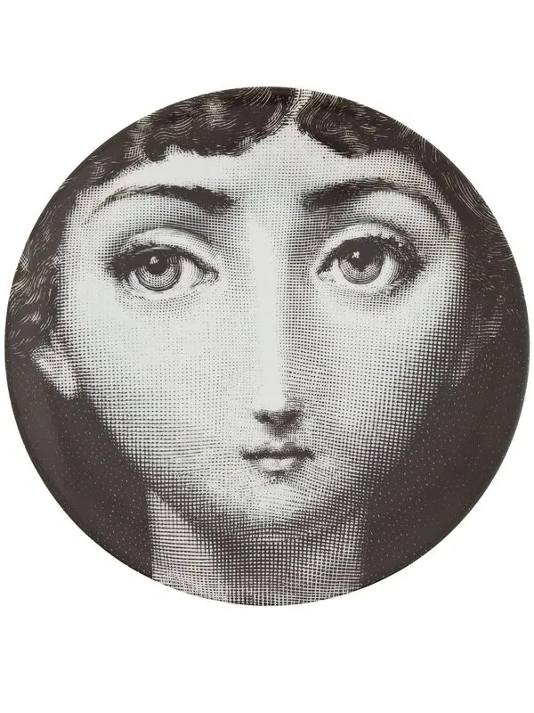 FORNASETTI Plate - Black