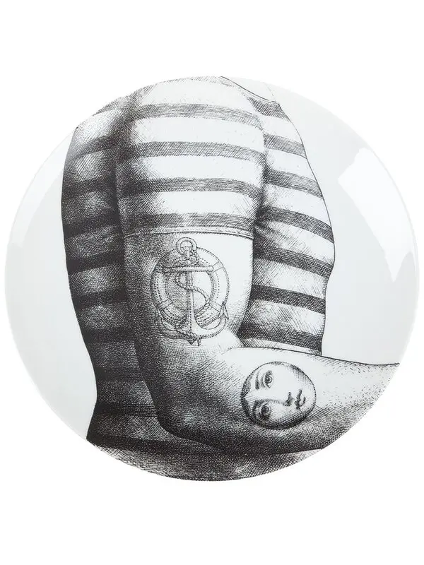 FORNASETTI Plate - White