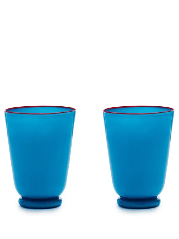 La DoubleJ Opaque Finish Glasses - Blue